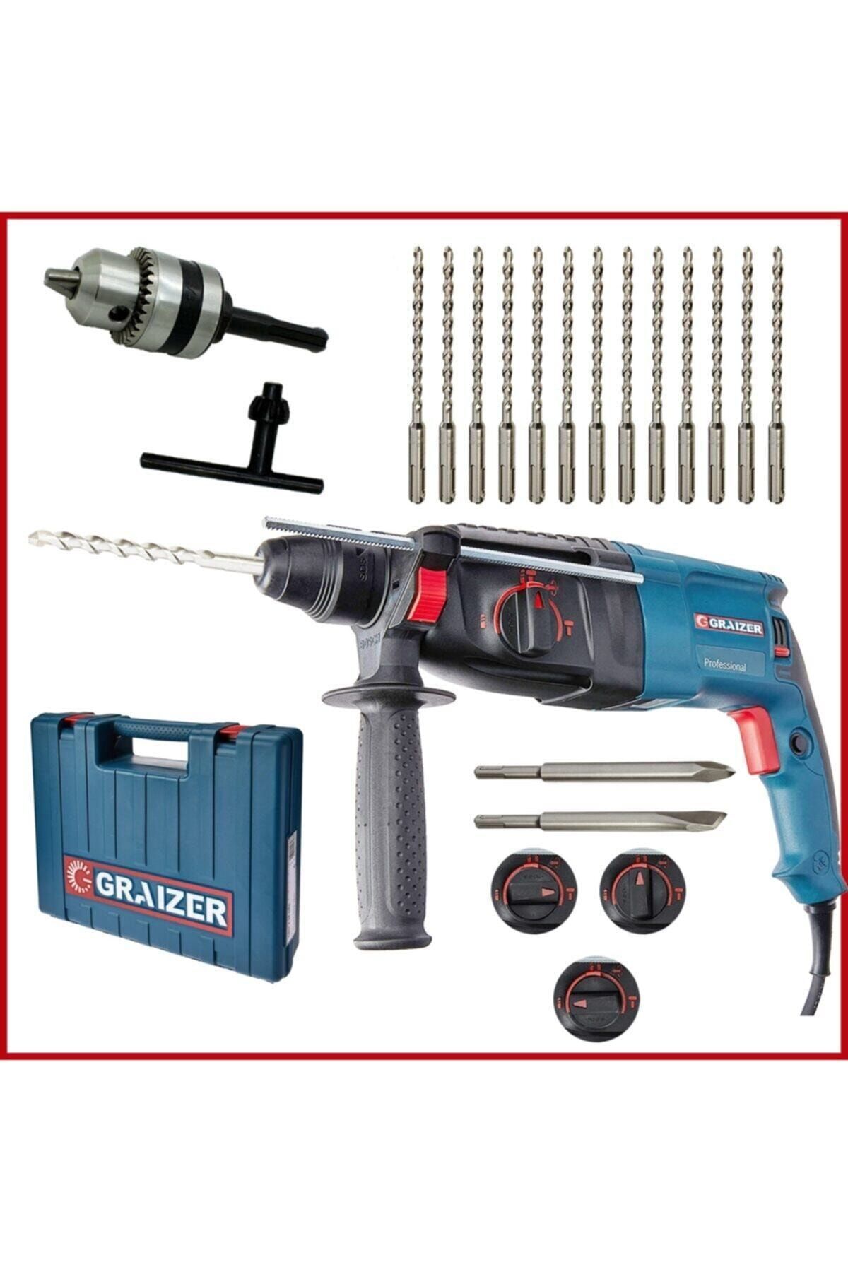 Graizer Alman 3000 Watt Kırıcı Delici Sjs Metal Dişli Şanzuman Hilti ...